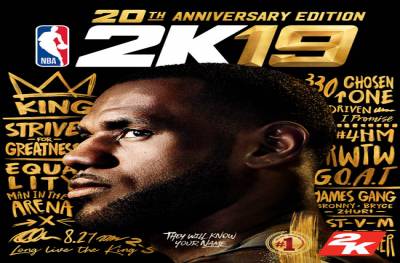 NBA 2K 19 20주년 에디션 커버 선수 '르브론 제임스' 선정